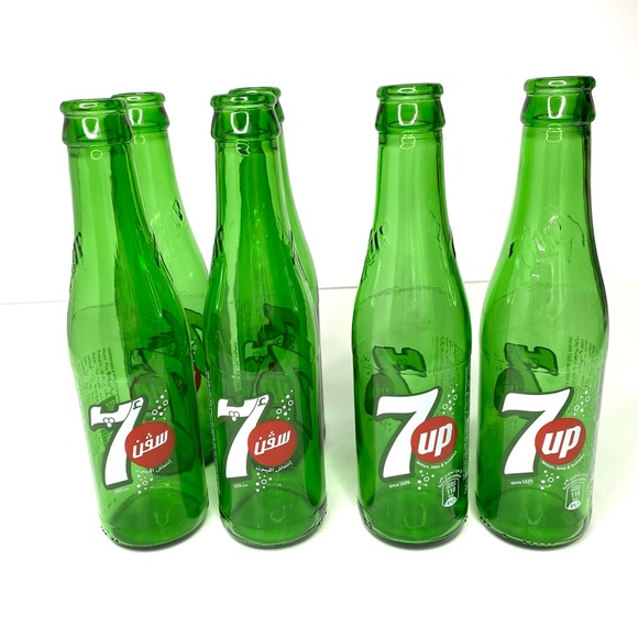7up | Dining | 7up Soda Retro 25ml Art Middle East Arabic Script Empty ...
